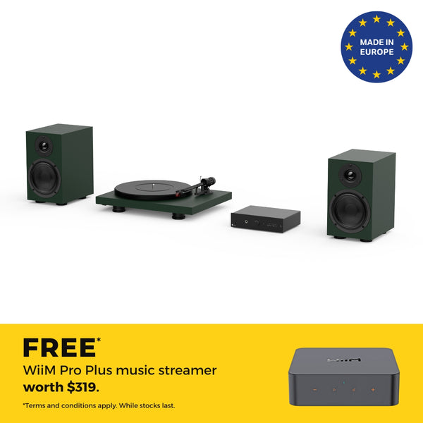 Pro-Ject Colourful Audio System w/ Turntable, Amplifier & Speakers - AV One