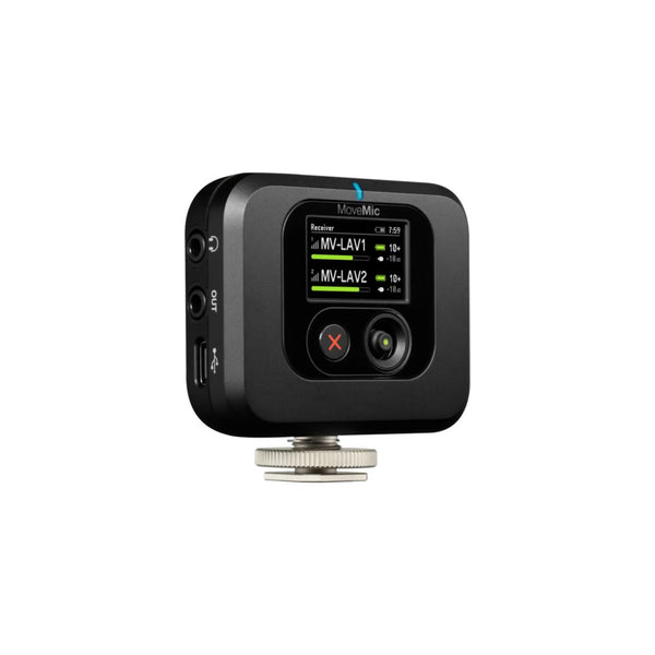 Shure MoveMic Two Receiver Kit Two-Channel Wireless Lavalier Microphon ...
